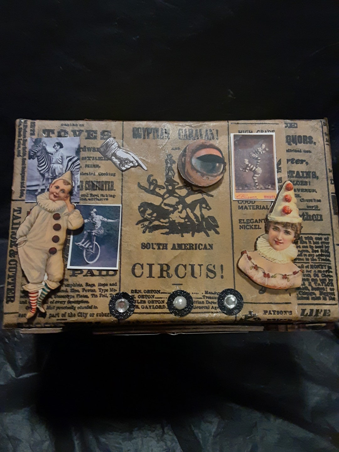 Circus Keepsake Box - Etsy