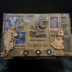Circus Keepsake Box - Etsy