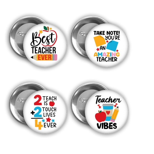 Teacher Pin - Etsy