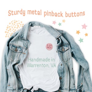 Conference STAFF Navy Blue Pin Back Buttons. Set of 10. 2.25 Inch Pins ...