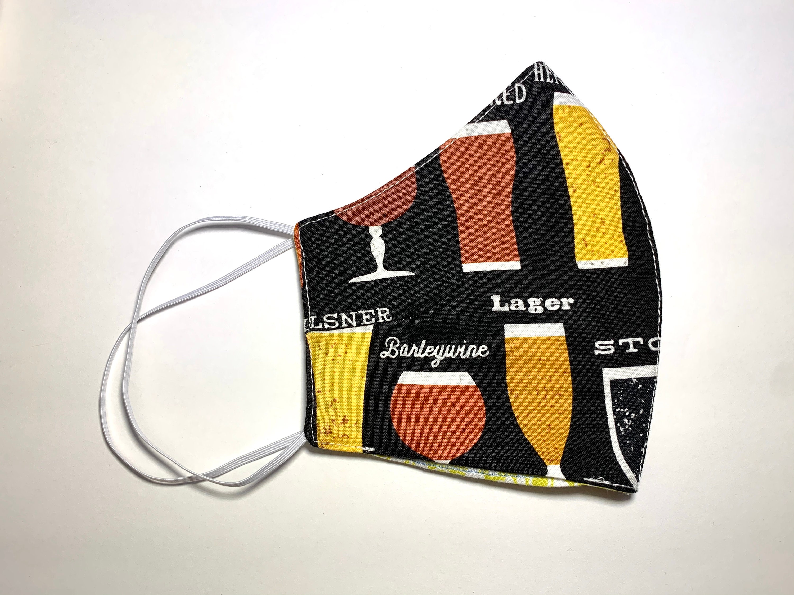 Beer Mask Beer Face Mask Mask with Glasses Face Mask for | Etsy