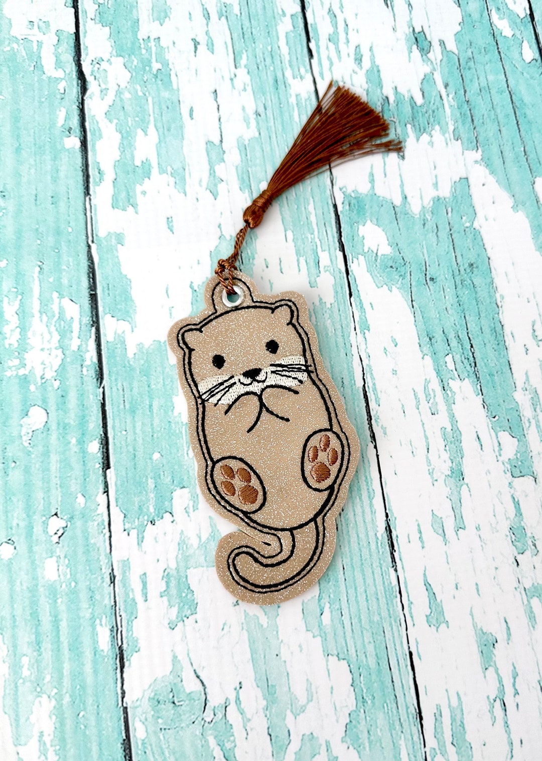 Otter Bookmark With Tassel, Otter Book Mark, Otter Page Holder ...