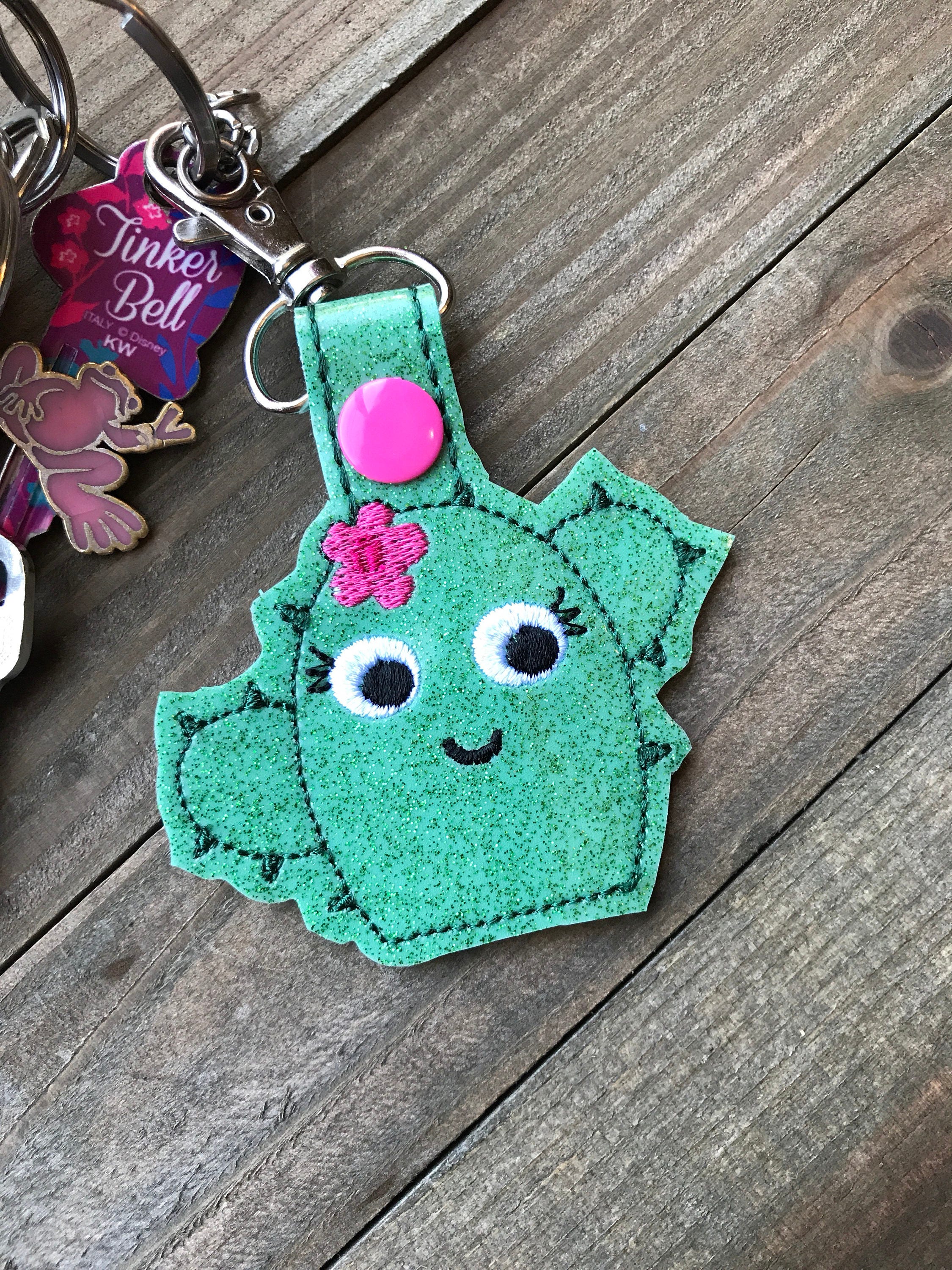 Cactus Keychain Cactus Key chain Cute Cactus Zipper Pull | Etsy