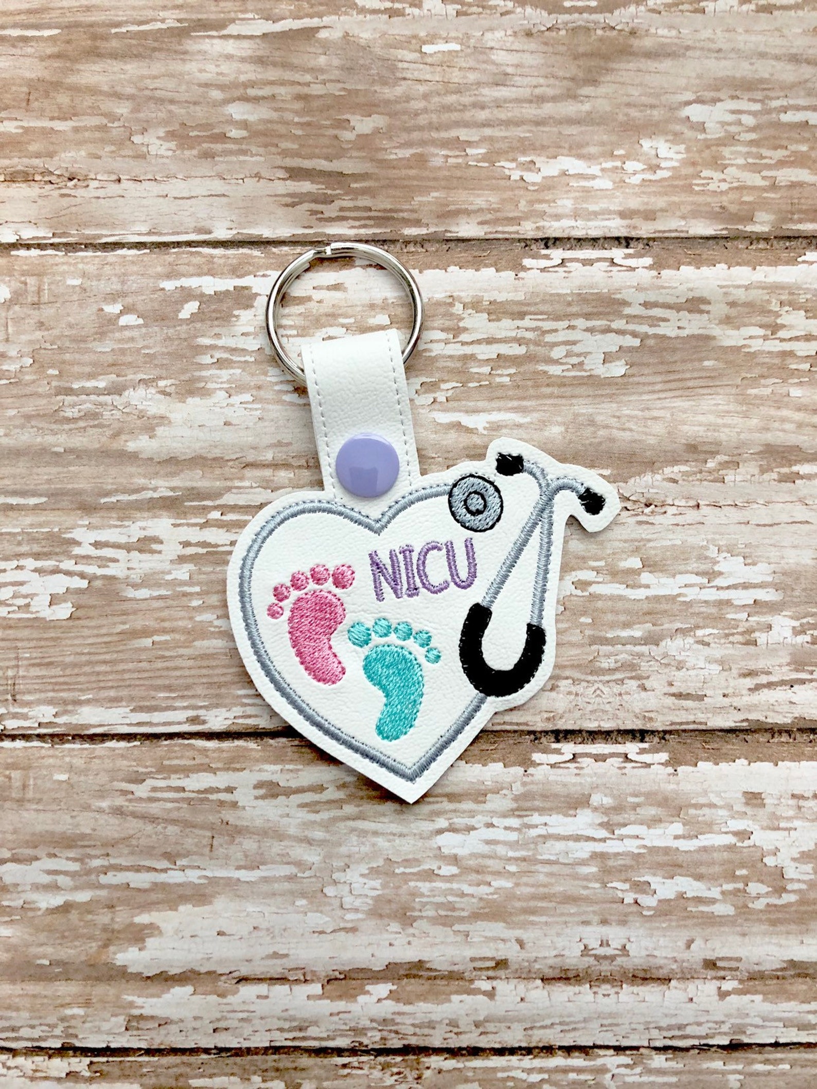 Nicu Nurse Keychain, Nicu Key Chain, Nicu Steth Clip, Nicu Nurse Zipper ...