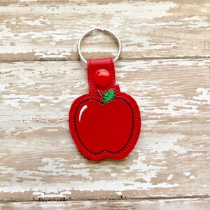 Apple Keychain, Apple Key Chain, Keychain for Teachers, Gift for ...