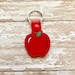Apple Keychain Apple Key Chain Keychain for Teachers Gift - Etsy