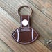 Football Keychain, Football Key Fob, Football Bag Tag, Football Zipper ...