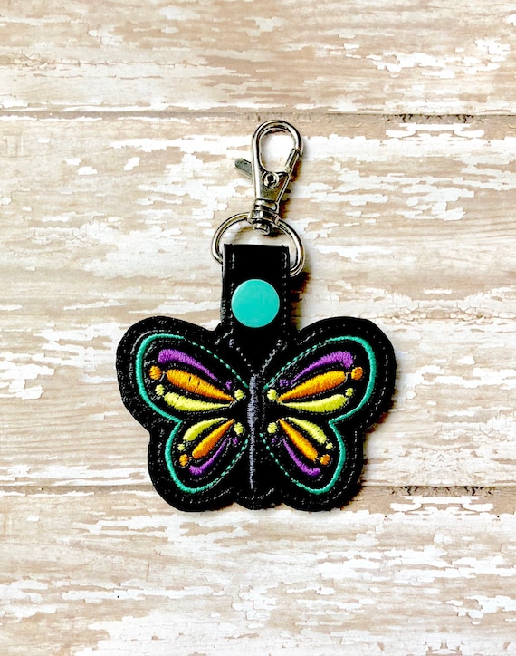 Butterfly Keychain Butterfly Keychain Butterfly Zipper Pull - Etsy