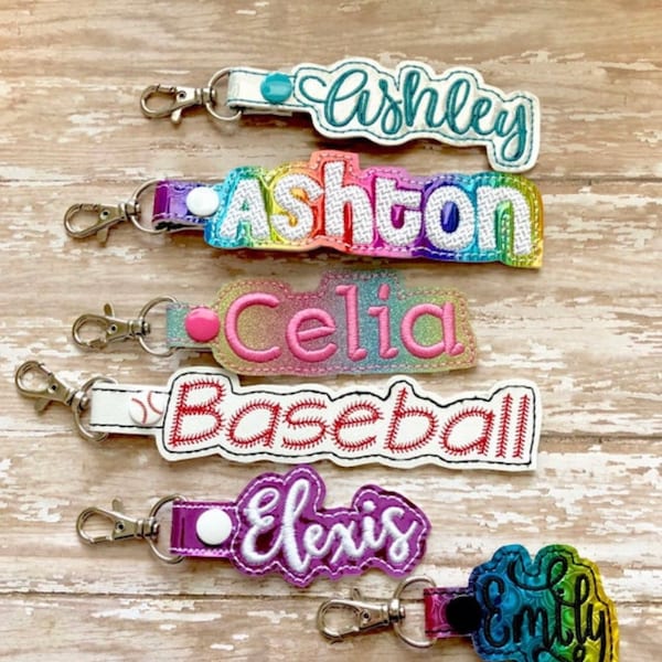 Name Zipper Pull - Etsy