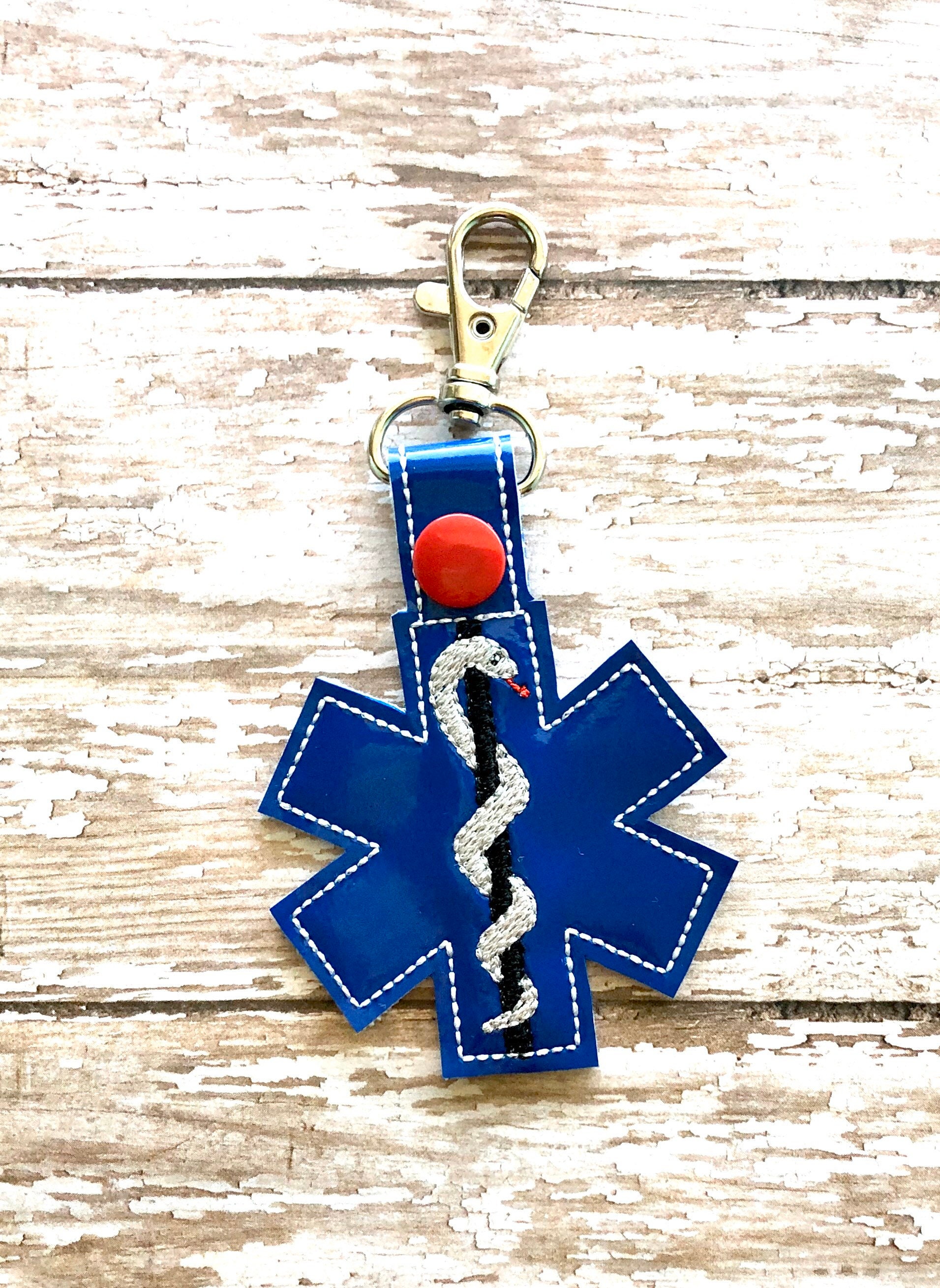 EMT Keychain Emt Key Chain Emt Zipper Pull Emt Bag Tag Emt - Etsy Canada