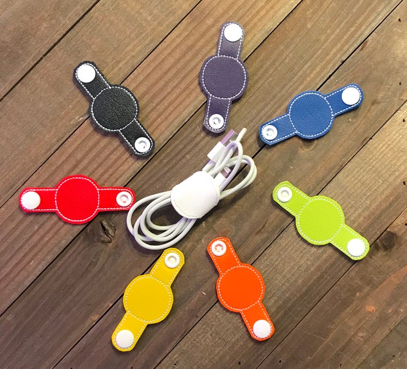 Round Cord Organizer, Cord Wrap, Device Cord Wrap, Power Cord Wrap ...