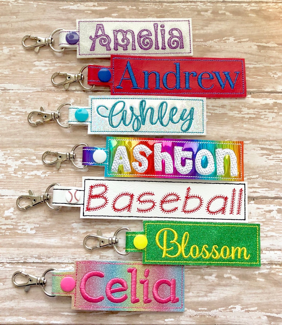 Personalized Name Tag, Personalized Name Keychain, Personalized Name ...