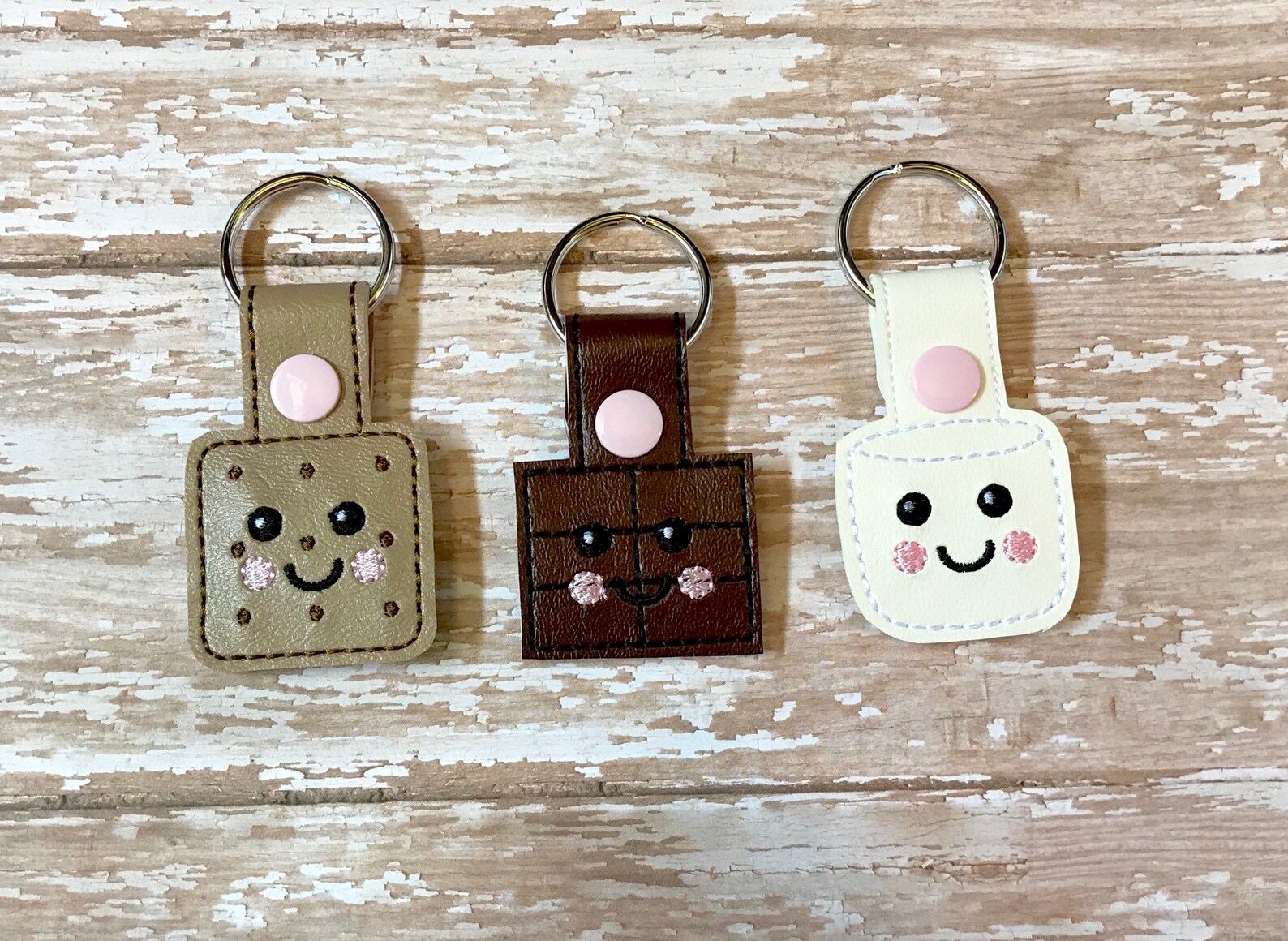Best Friends Keychain Smores Keychains Best Friend Bag Tag - Etsy