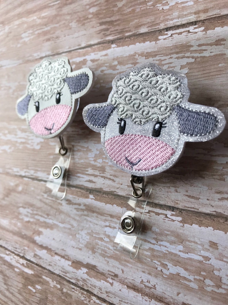 Sheep Badge Reel, Lamb Badge Reel, ID Badge Reel, Retractable Badge ...