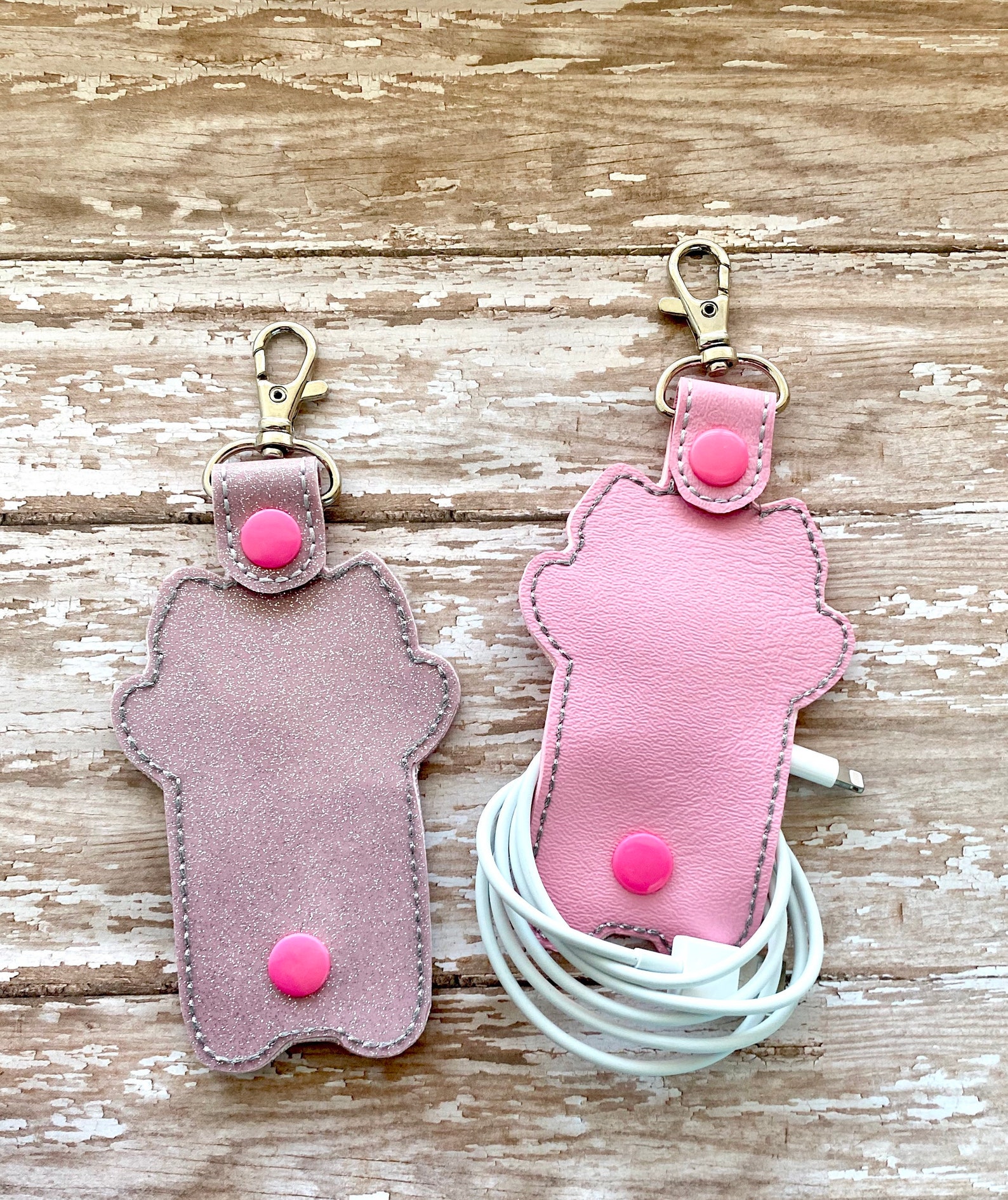 Pig Cord Organizer, Pig Ear Bud Holder, Earbud Holder, Pig Ear Bud Wrap ...