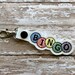 Bingo Keychain, Bingo Key Chain, Bingo Zipper Pull, Bingo Bag Tag ...