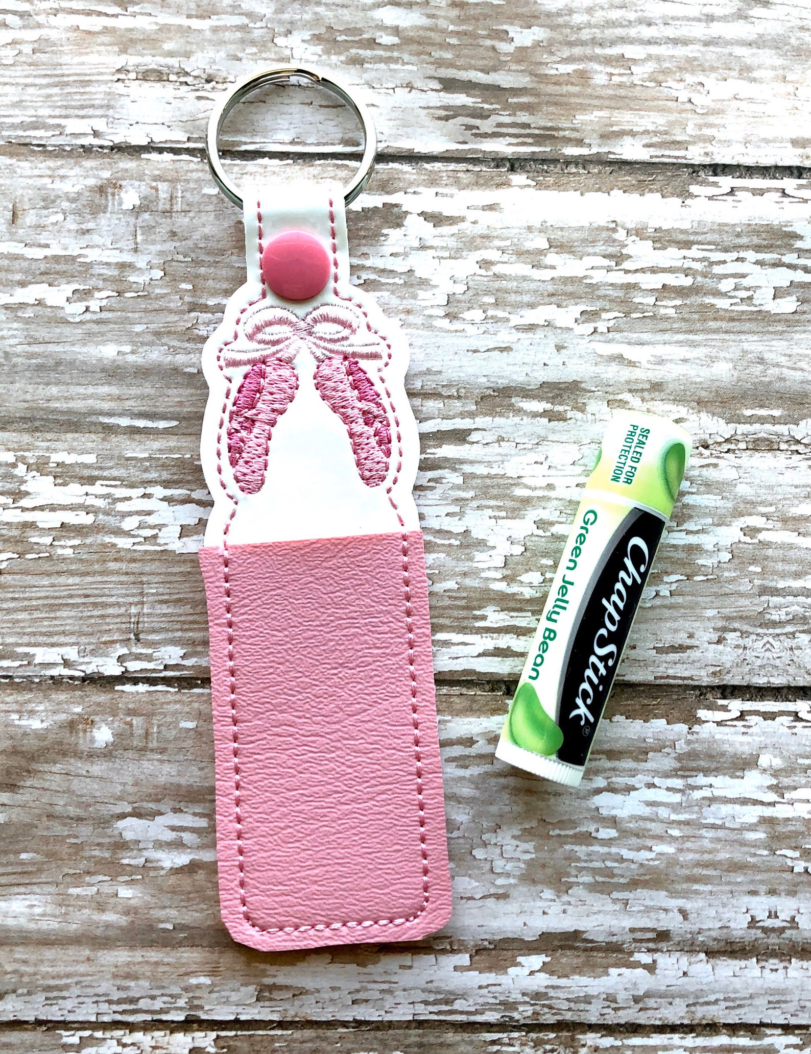 Ballet Lip Balm Holder, Toe Shoes Lip Balm Keychain, Dancer Lip Balm ...