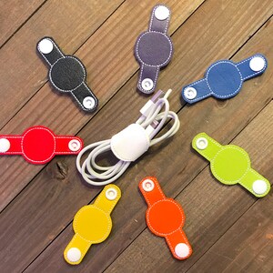 Round Cord Organizer, Cord Wrap, Device Cord Wrap, Power Cord Wrap ...