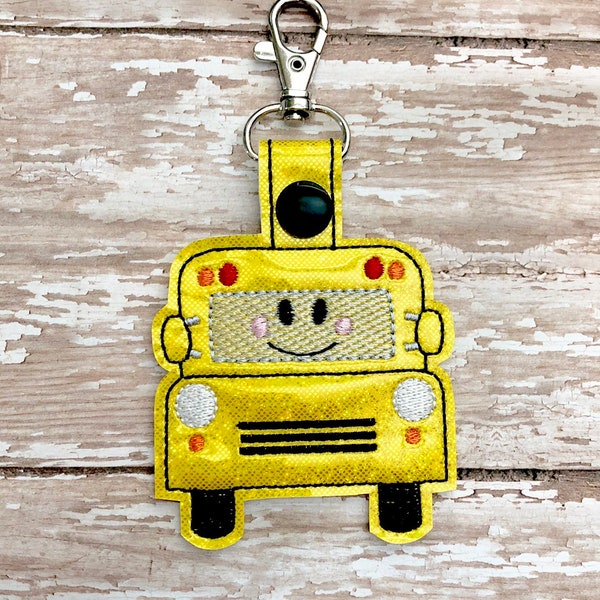 School Bus Key Chain - Etsy