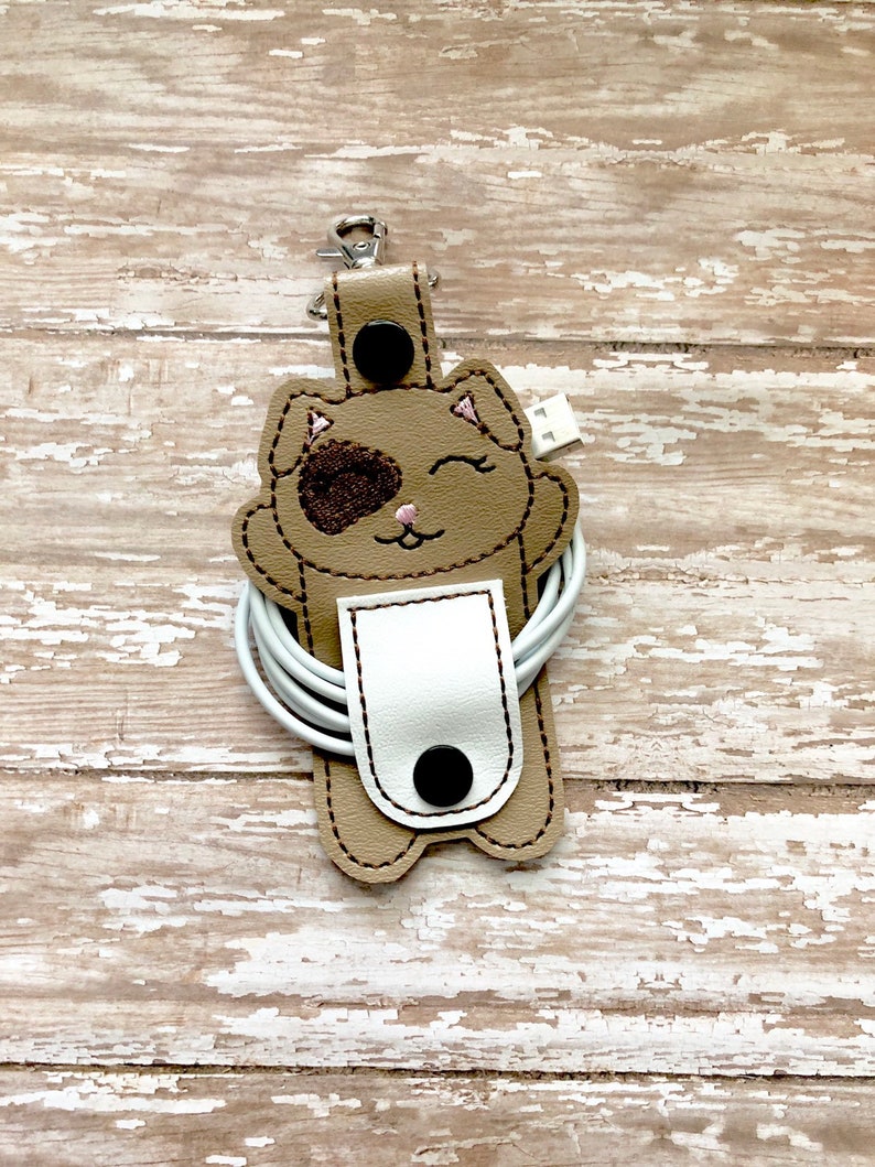 Dog Cord Organizer Dog Ear Bud Holder Earbud Holder Dog Ear - Etsy