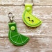 Lemon Slice Keychain, Lime Slice Key Chain, Orance Zipper Pull, Citrus ...
