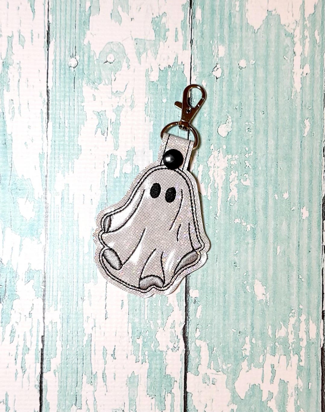 Ghost Keychain, Ghost Key Chain, Ghost Zipper Pull, Ghost Gift, Ghost ...