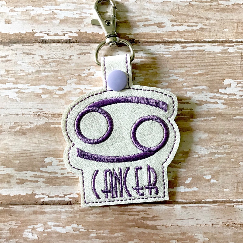 Cancer Keychain - Etsy