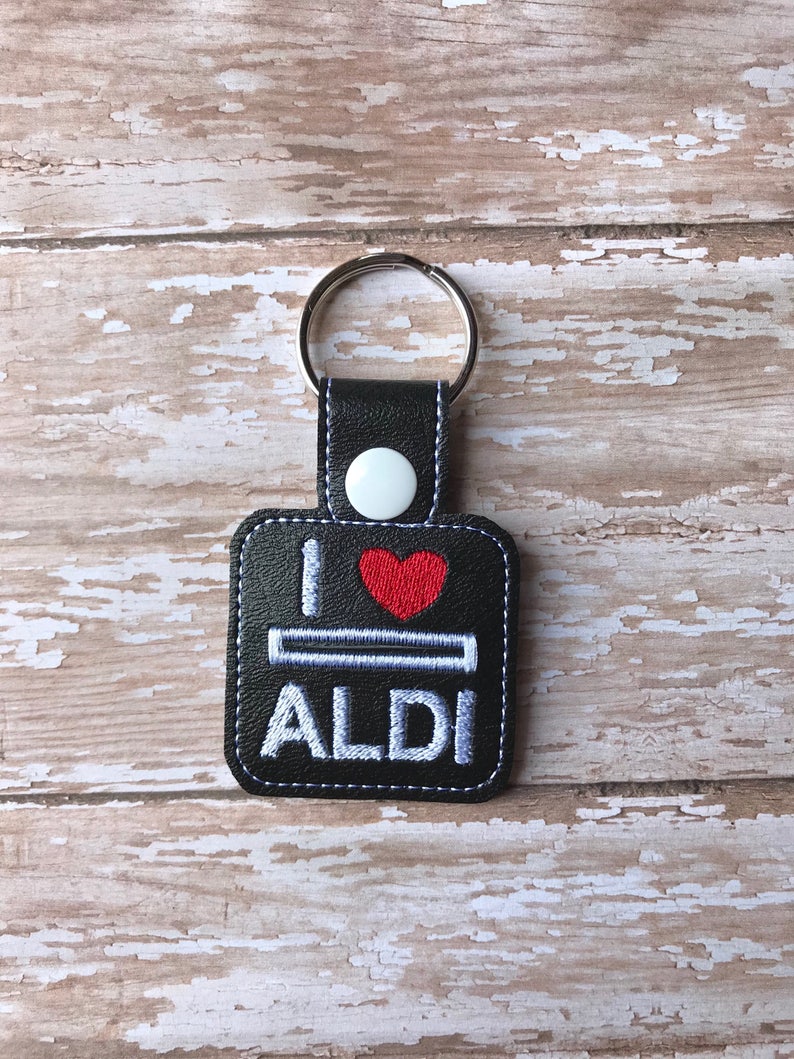 Aldi Quarter Holder, Aldi Keychain, Aldi Key Chain, Snap Tab, Key Fob ...