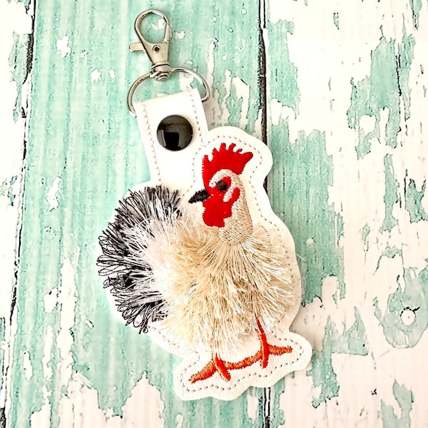 Chicken Key Chain - Etsy