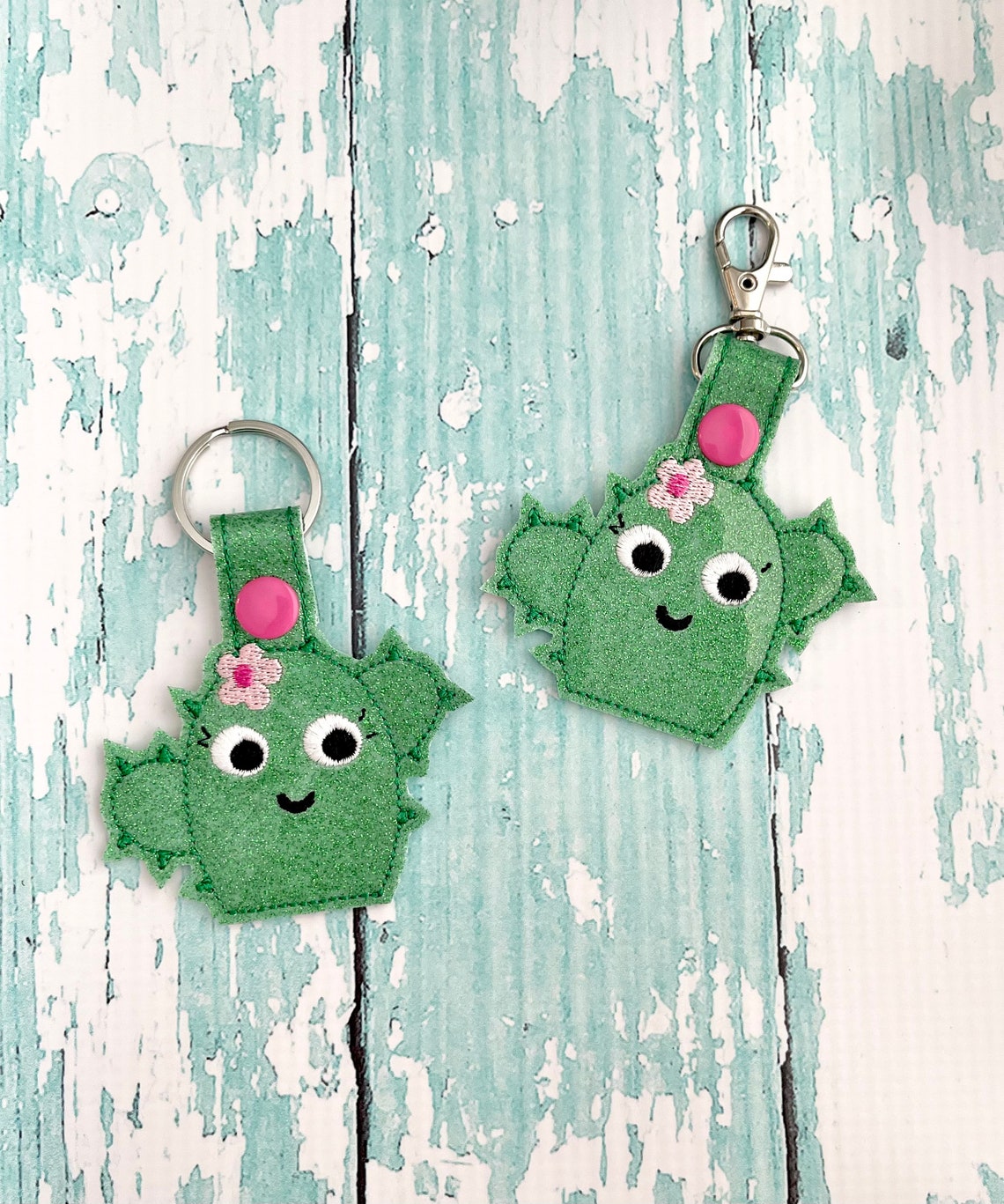 Cactus Keychain, Cactus Key Chain, Cute Cactus Zipper Pull, Cactus Bag ...