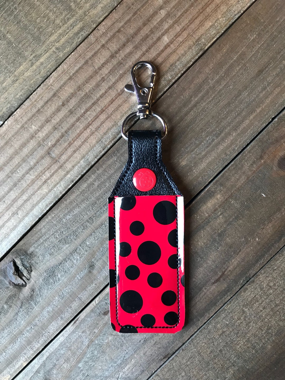 Lip Balm Holder, Ladybug Lip Balm Keychain, Lady Bug Lip Balm Cozy ...