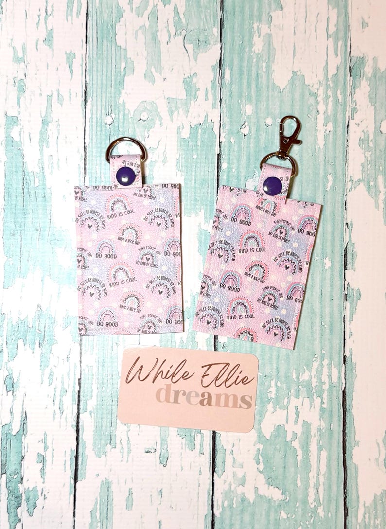 Rainbows and Kindness ID Badge Holder, Badge Holder, Id Holder ...