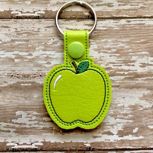 Apple Keychain, Apple Key Chain, Keychain for Teachers, Gift for ...