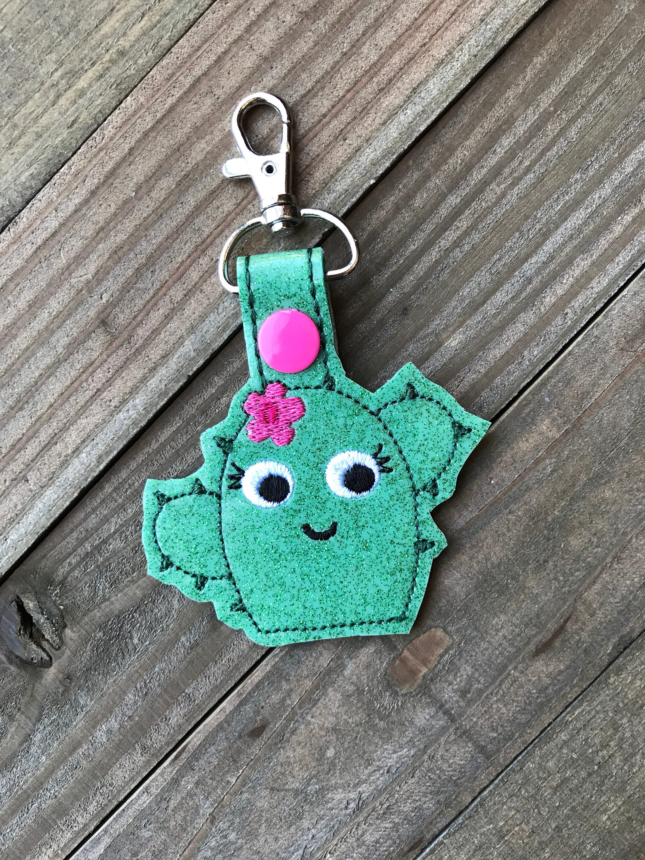 Cactus Keychain Cactus Key chain Cute Cactus Zipper Pull | Etsy