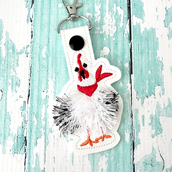 Chicken Key Chain - Etsy