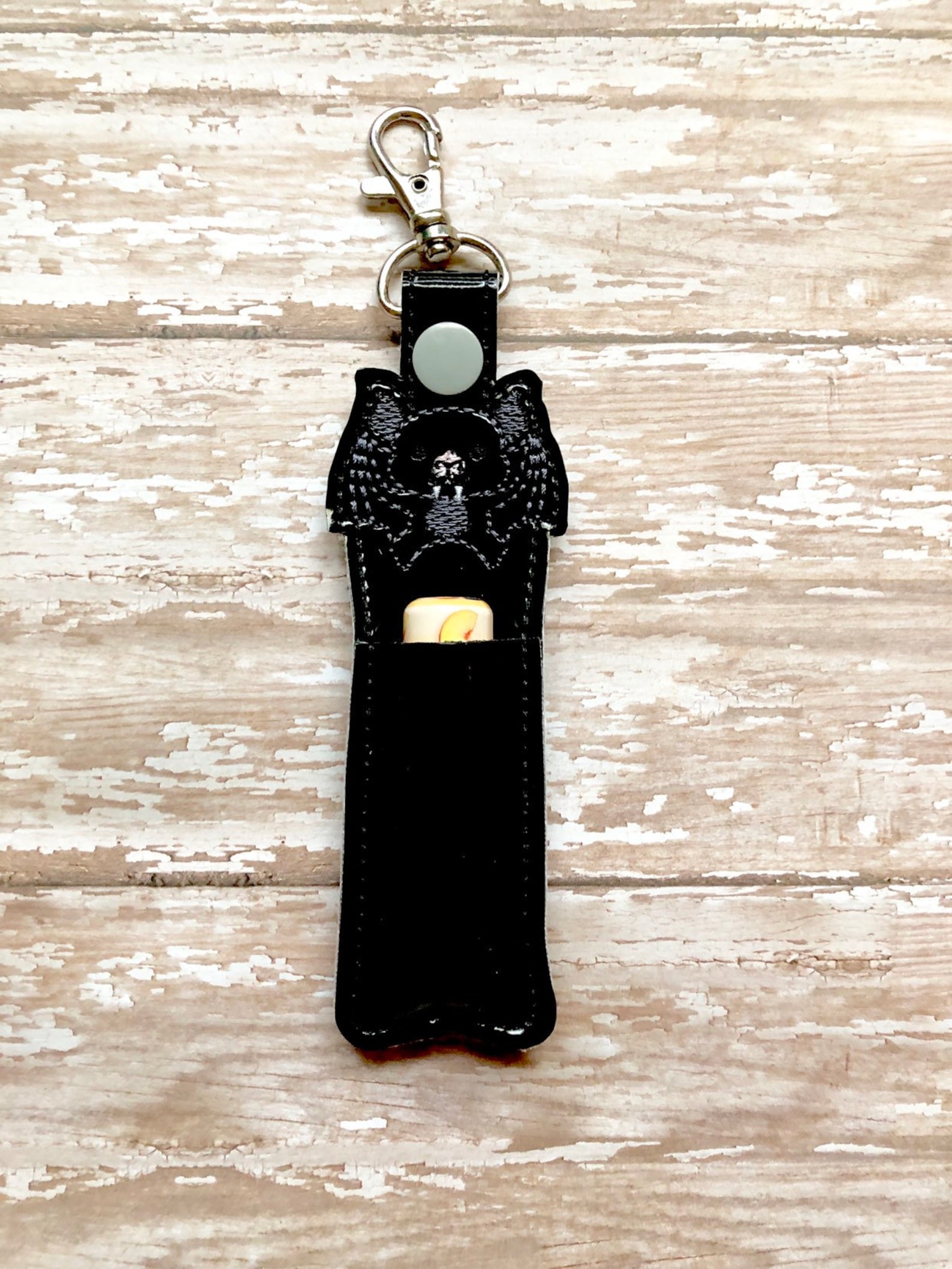 Bat Lip Balm Holder Bat Lip Balm Keychain Bat Lip Balm Cozy | Etsy