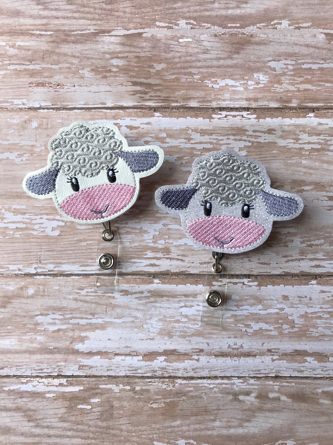 Sheep Badge Reel, Lamb Badge Reel, ID Badge Reel, Retractable Badge ...