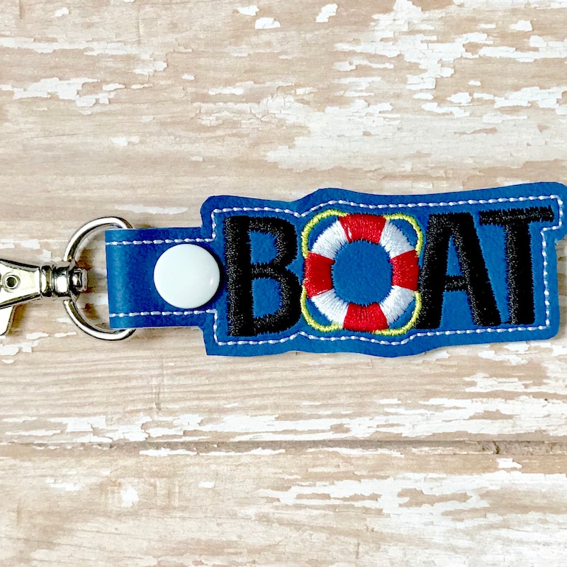 Boat Keychain - Etsy