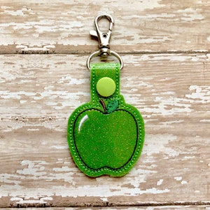 Apple Keychain, Apple Key Chain, Keychain for Teachers, Gift for ...