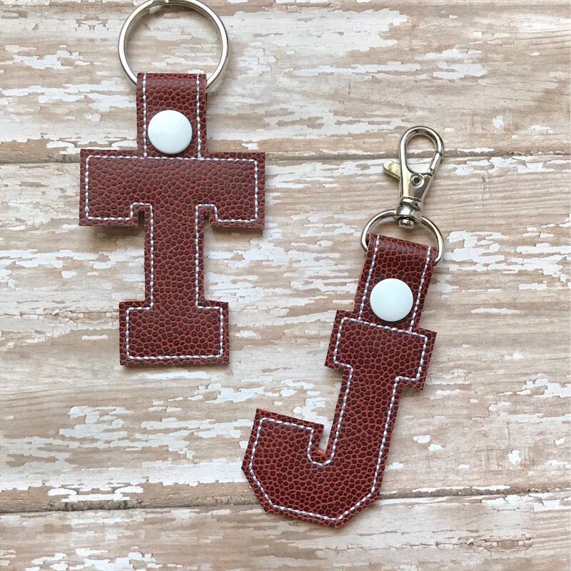 Football Keychain - Etsy