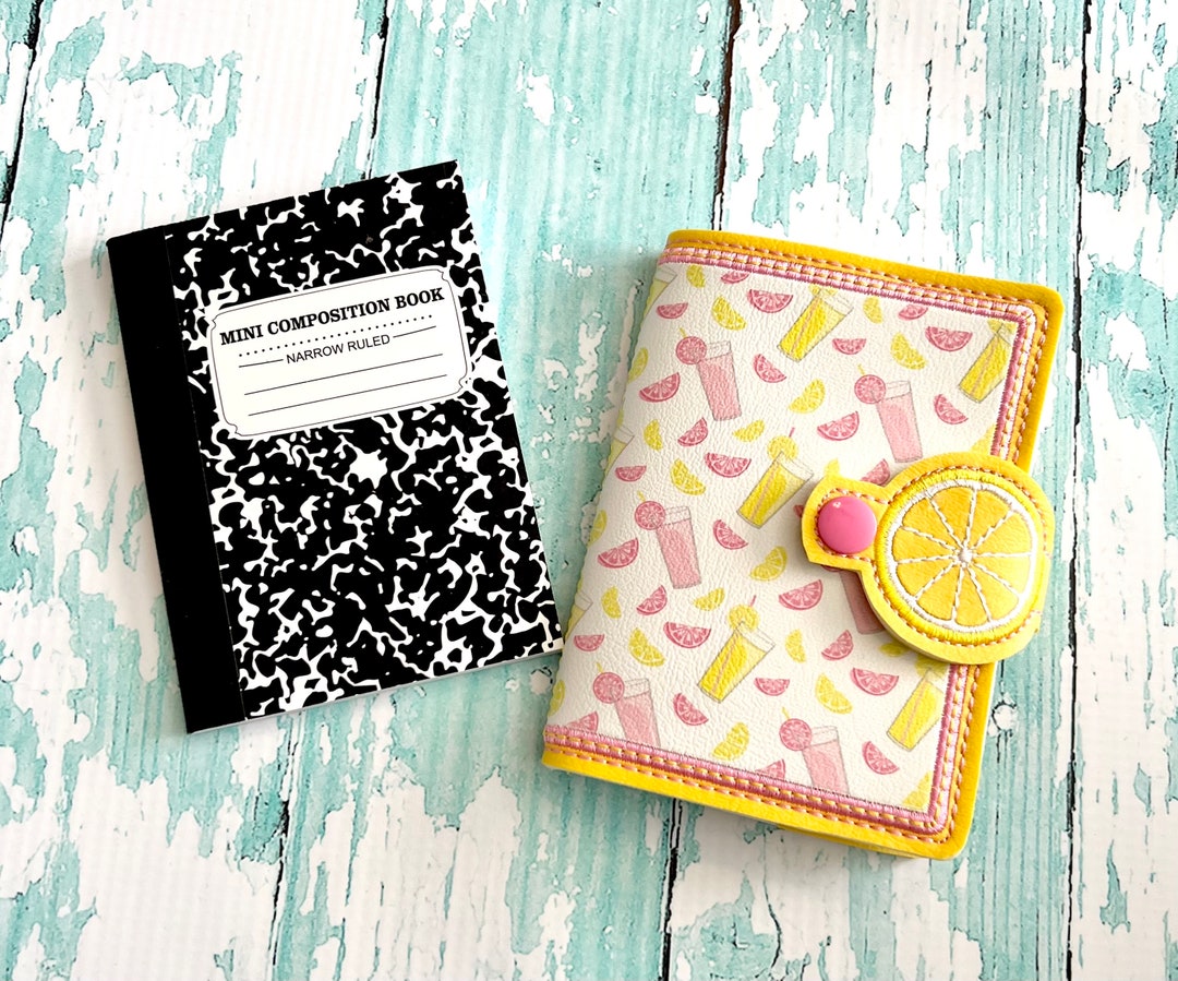 Pink Lemonade Mini Composition Book Cover, Pink Lemonade Notebook Cover ...