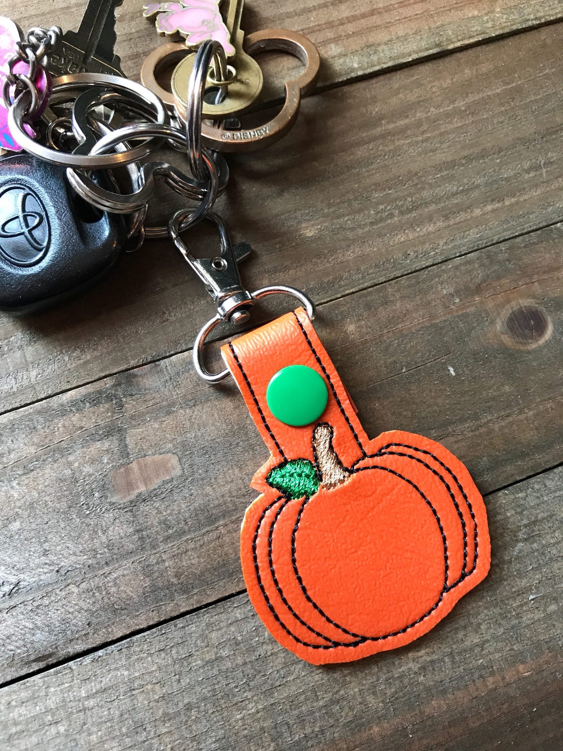Pumpkin Keychain Pumpkin Key Chain Pumpkin Zipper Pull - Etsy