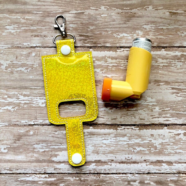 Inhaler Holder Keychain Svg - Etsy