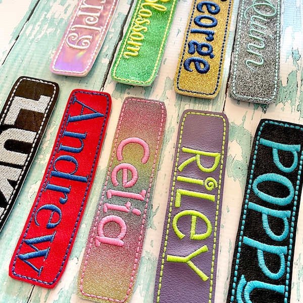 Embroidered Bookmark - Etsy