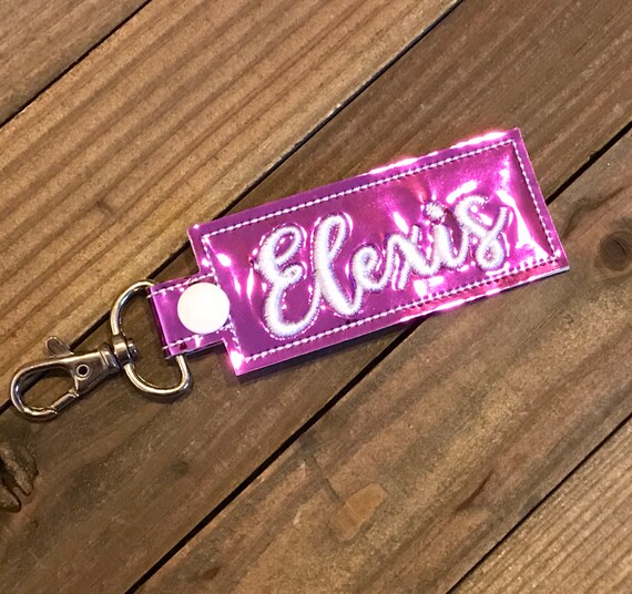 Personalized Name Tag Personalized Name Keychain | Etsy