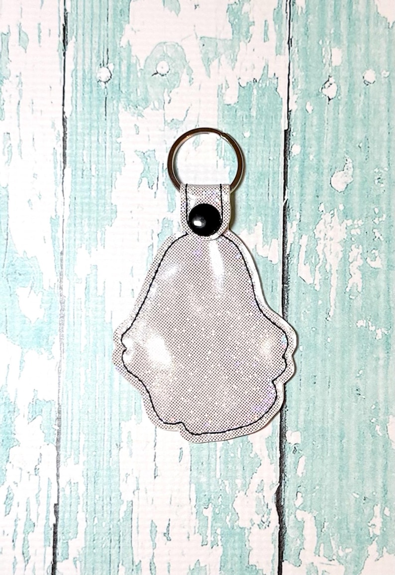 Ghost Keychain, Ghost Key Chain, Ghost Zipper Pull, Ghost Gift, Ghost ...