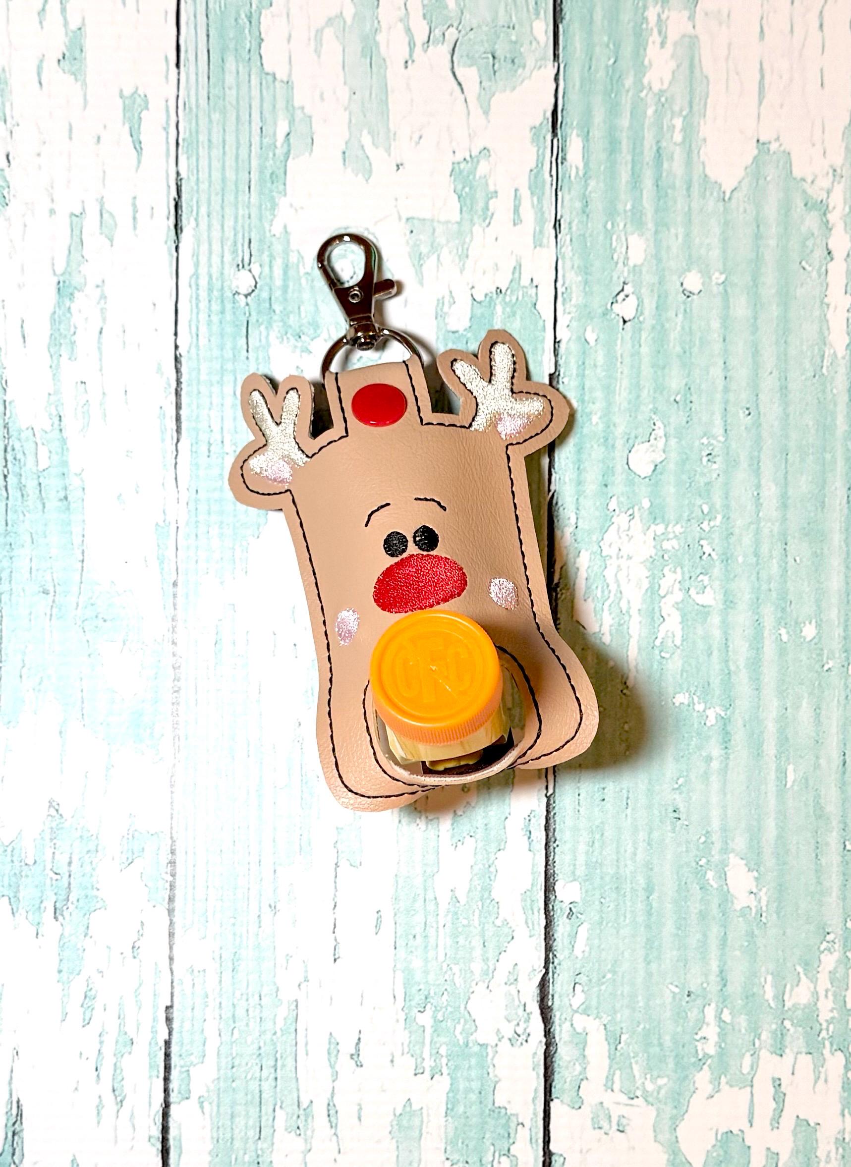 Christmas Inhaler Holder, Reindeer Inhaler Keeper, Reindeer Inhaler Bag ...