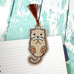 Otter Bookmark With Tassel, Otter Book Mark, Otter Page Holder ...