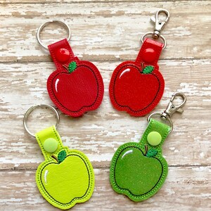 Apple Keychain, Apple Key Chain, Keychain for Teachers, Gift for ...