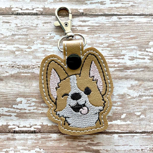 Corgi Keychain - Etsy